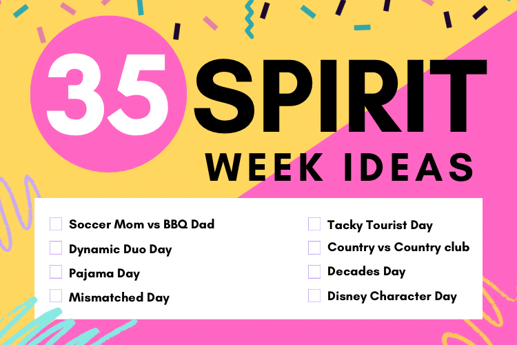 35 Spirit Week Ideas for a Super Creative Week
