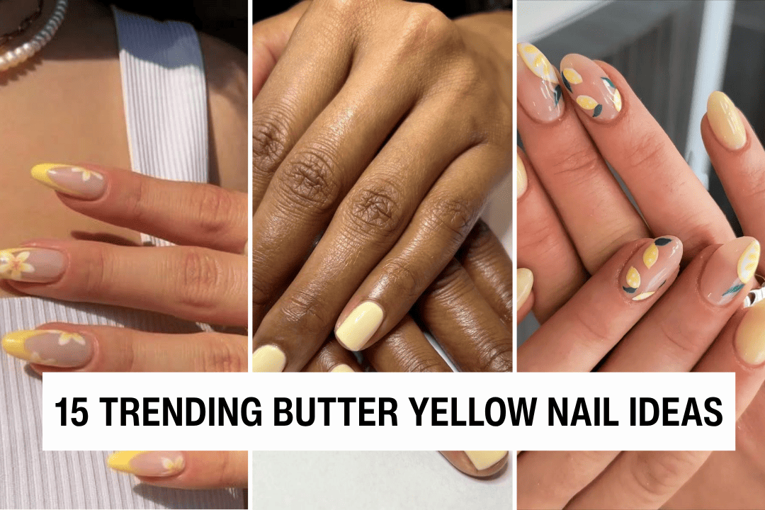15 Trending Butter Yellow Nails for Your Next Manicure